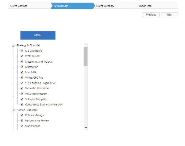 How to Create a New Client
